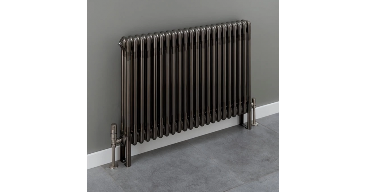 Cornel Bare Metal Lacquer Column Radiator | Budget Radiators