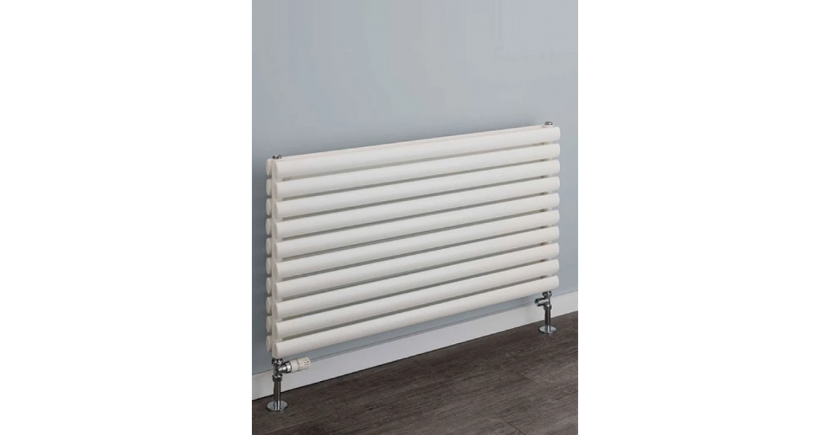 Oval Horizontal Double Column Radiator 480H x 1020W from Budget Radiators