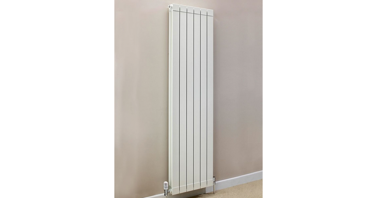 The Alprimo - Own Brand Flat Top Aluminium Radiator 1246H x 420mm (5 ...