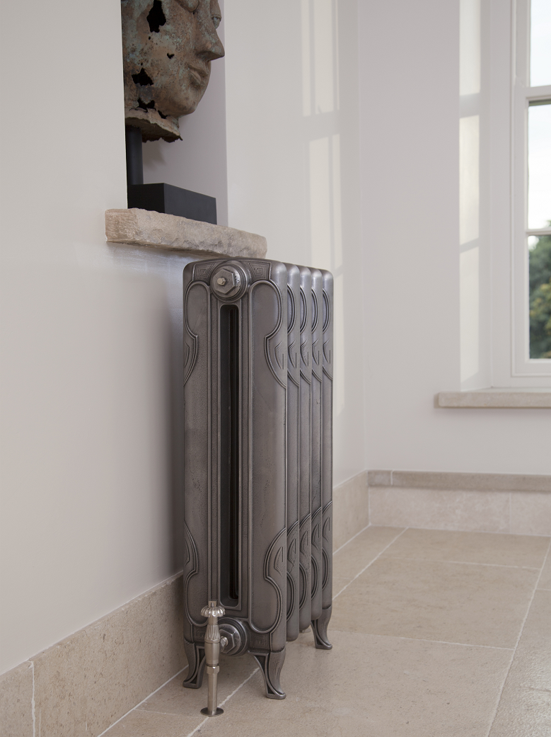 Liberty 865 Art Nouveau Cast Iron Radiator, 6 Sections, free delivery