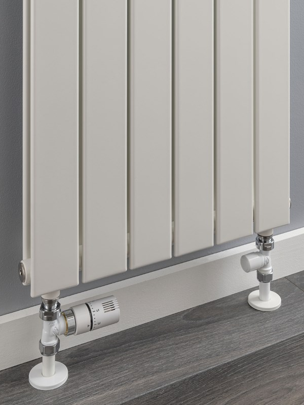 Beaufort Slim Vertical Double Column Radiator 1820 x 464mm
